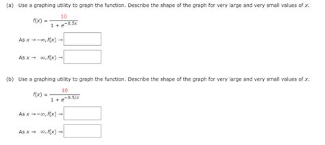 Solved A Use A Graphing Utility To Graph The Function