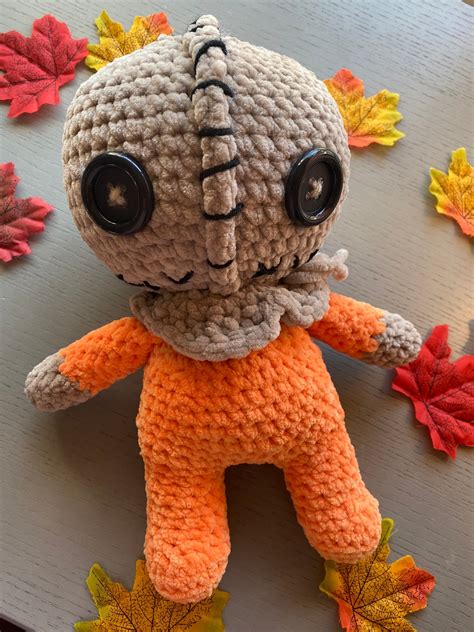 Horror Crochet Doll Horror Movie Fan Horror Doll Horror Plushie
