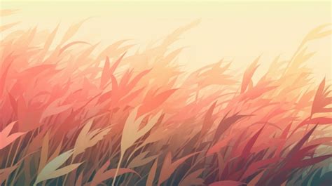 Premium Photo The Background Of The Grass Is In Peach Color