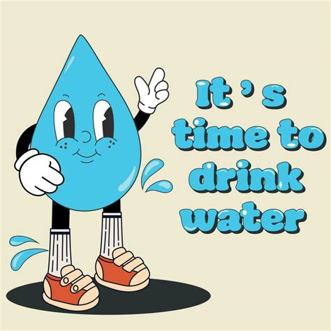 Drinking Water Poster Vector Art Icons And Graphics For Free Download