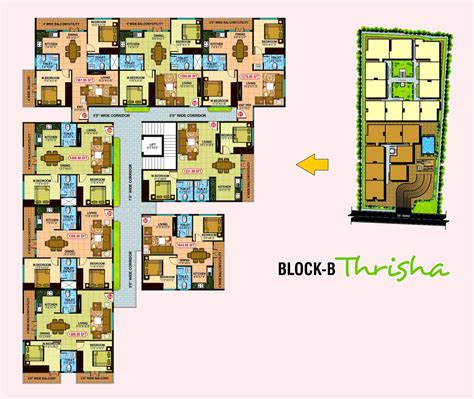Bangalore Property Apartments Villas Rendered Floor Plan Apartment Floor Plan How To Plan