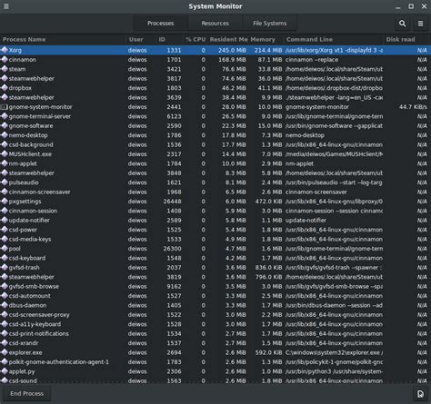 ram usage discrepancy memory leak ubuntu 18 10 with cinnamon ask ubuntu