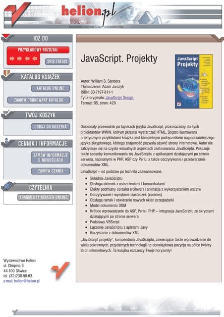 Javascript Projekty Pdf