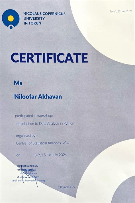 Excited To Have Completed A Python Course Gained Valuable Skills In