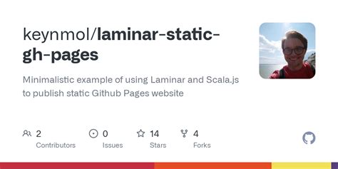Github Keynmollaminar Static Gh Pages Minimalistic Example Of Using