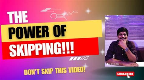 Parthasarathi Jayaraman On Linkedin Power Of Skipping The Best Formula For Any Type Of