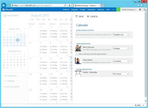 Configuring Delegate Access In Outlook Web App Microsoft 365 Blog