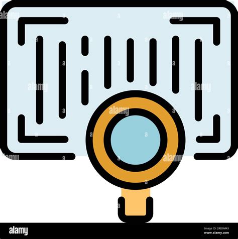 Sale Qr Code Icon Outline Vector Scan Bar Label Scanner Color Flat Stock Vector Image And Art