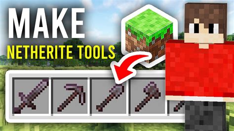 How To Make Netherite Tools In Minecraft Full Guide Youtube