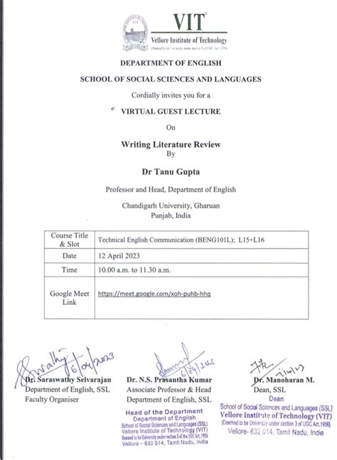 tanu gupta on linkedin happy to share that today i delivered a guest lecture on literature