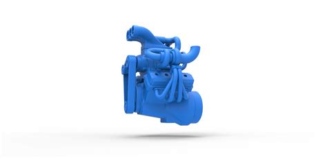 Supercharged Engine Animation