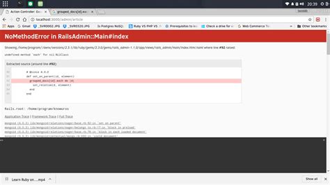 How To Solve NoMethodError In RailsAdmin Main Index Fixed Issues Ruby On Rails Issues