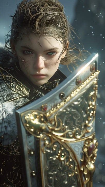 Free Warrior With Shield Image Download At Stockcake