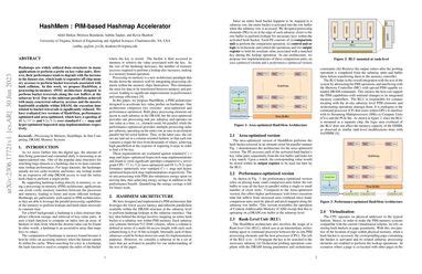 HashMem PIM Based Hashmap Accelerator Papers With Code