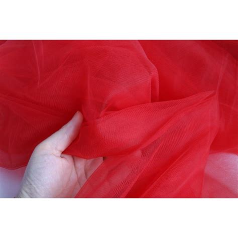 Red Soft Tulle Fabric For Skirts Tutu Tulle Dress Bridal Veil