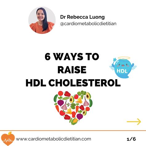 6 Ways To Raise Hdl Cholesterol