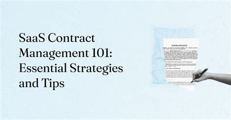 SaaS Contract Management 101 Essential Strategies And Tips