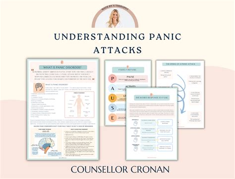 Panic Attacks Infographic And Worksheets Therapy Worksheets Identify Counsellor Cronan
