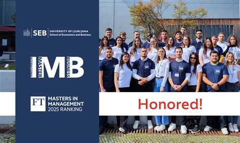 The Imb Programme Of Ul Seb Achieves A Major Breakthrough In The Financial Times Ranking