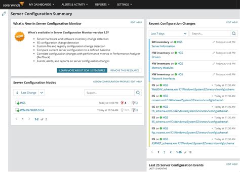 Review Of Solarwinds Server Configuration Monitor