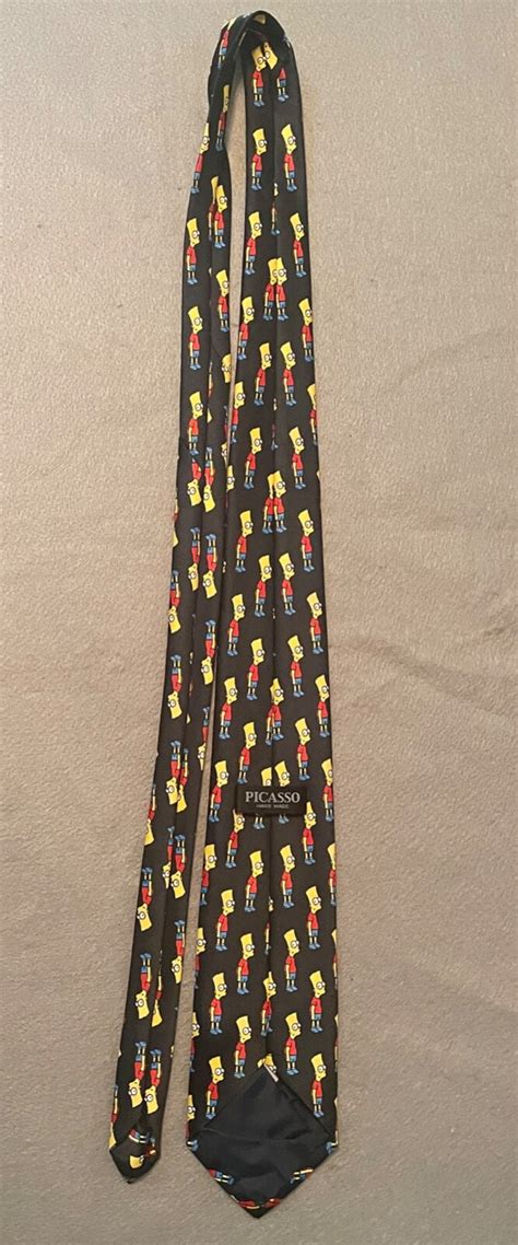 Bart Simpson Homer Cartoon Comic Tie Necktie Simpsons… Gem