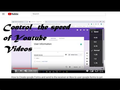 How To Control The Speed Of Youtube Video Or How To Speed Up Or Slow Down The Speed Of Youtube