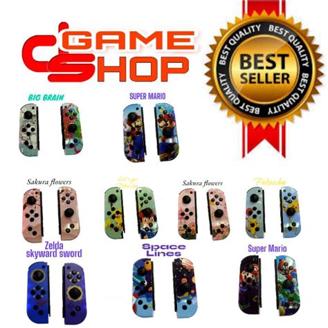 Jual Joycon Led Joy Con Lampu Joypad Nintendo Switch V1 V2 Oled 3rd Party Karakter Gambar