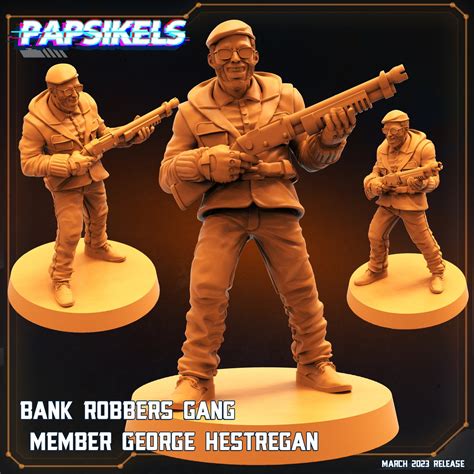 Bank Robbers Gang Members 🏅 Eboraminiatures