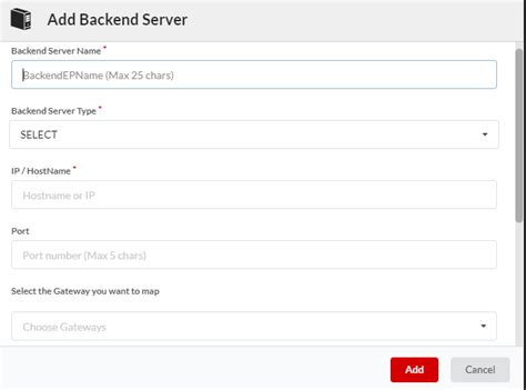 How To Create Edit Delete And Configure A Backend Server