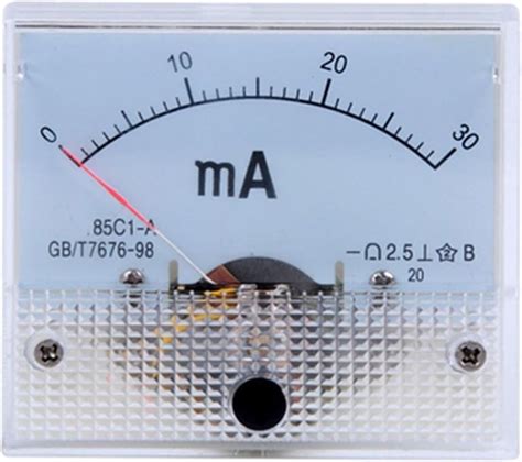 Xenite 85c1 0 50ma 1ma 20ma 30ma 100ma 200ma 500ma Dc Analog Panel Ampere Current