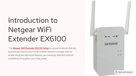 PPT Netgear WiFi Extender EX Setup PowerPoint Presentation Free Download ID