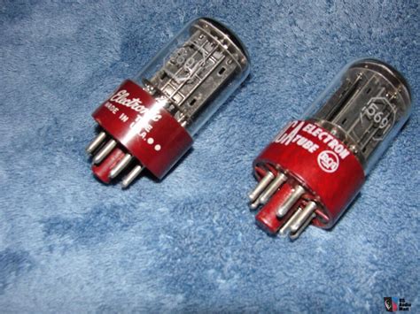 5691 RCA Red Base Tubes (10,000 hour version of the 6SL7) Photo ...
