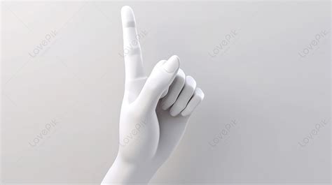 흰색 배경에 가리키는 손 기호의 만화 스타일 3d 렌더링 만화 배경 손바닥 배경 손 배경 이미지 Hd 만화 손바닥 손 배경 사진 무료 다운로드 Lovepik