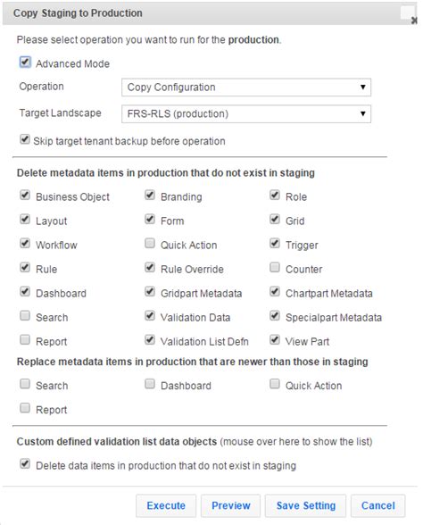 Appendix B Migrating Data From One Tenant Instance To Another Using