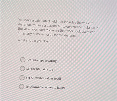 Solved You Have A Calculated Field That Includes The Value Chegg