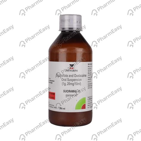 Sucramal O Bottle Of 200ml Suspension Uses Side Effects Price