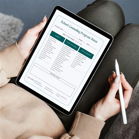 Counseling Progress Notes School Counseling Documentation Digital