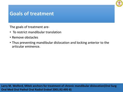 Temporomandibular Joint Dislocation Pptx
