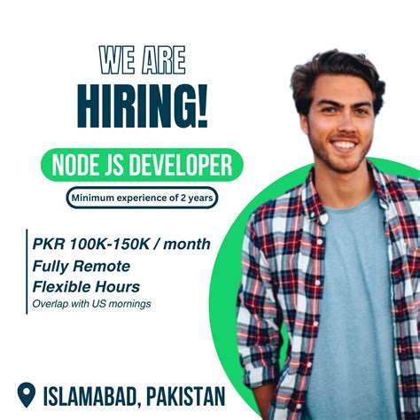 Nodejsdeveloper Techjobs Remotedeveloperjobs Remotejobspk Bionic