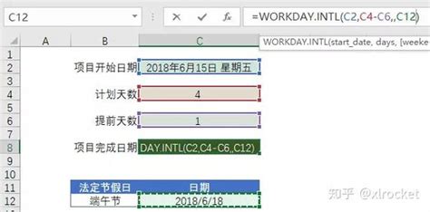 Excel项目经理们值得牢记的函数 Workdayintl 知乎
