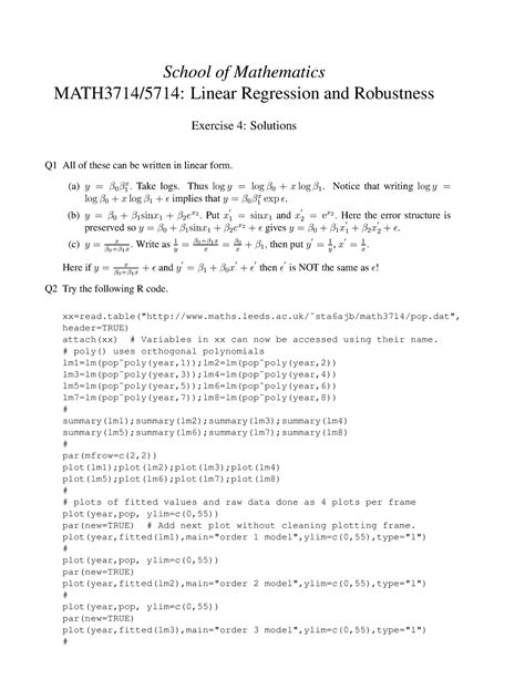 3714 solution 4 lecturer andrew baczkowski school of mathematics