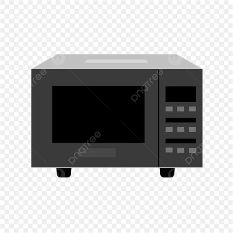 블랙 전자 레인지 스마트 전자 레인지 손으로 그린 에어 컨디셔닝 그림 만화 그림 오븐 클립 아트 창조적 인 가전 그림 전자렌지 오븐 Png 일러스트 및 벡터 에 대한