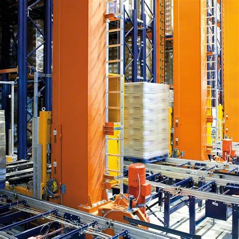 Multi Level Movable Rack Conveyor System Asrs Warehouse System Industrial Warehouse Storage