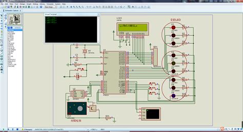 481、基于51单片机的彩灯仿真设计（3色，lcd1602光照，串口）proteus Rgb Led Csdn博客