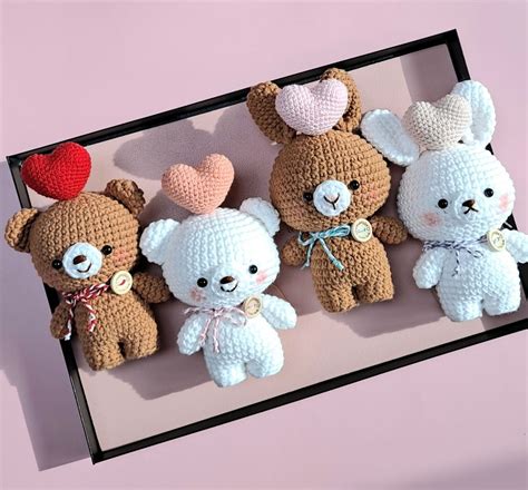 동글동글 곰과 토끼 인형 만들기[코바늘인형 Diy 키트] 텀블벅 크리에이터를 위한 크라우드펀딩
