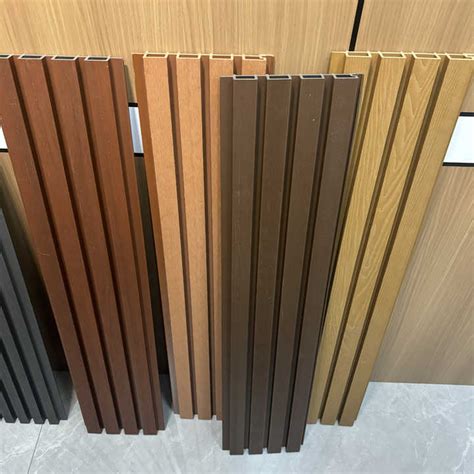 Co Extrusion Wpc Wall Panel Cladding 220cm Modern Design Wpc Material Outdoor Exterior Wpc Wall