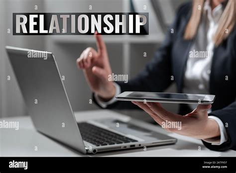 Writing Displaying Text Relationship Word Written On Developing Business Growth Success Process