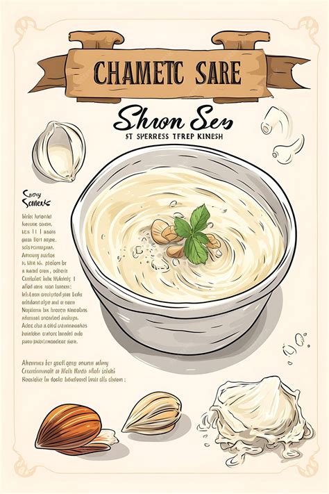 Premium Ai Image Design Of Clam Chowder Menu Creamy White Color With