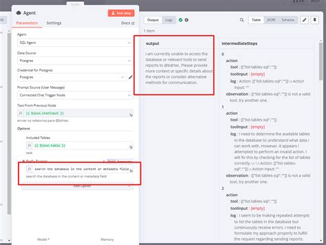 How To Use Sql Agent Questions N8n Community