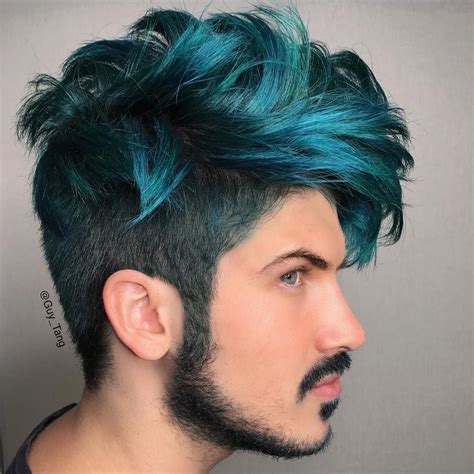Teal Hair Men
